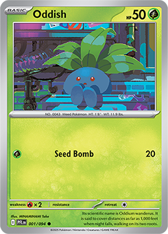Oddish | Phantasmal Flames | TCG Card Database
