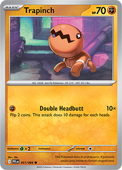 Trapinch | Phantasmal Flames | TCG Card Database