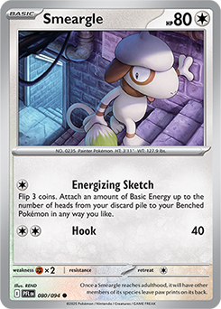 Smeargle | Phantasmal Flames | TCG Card Database