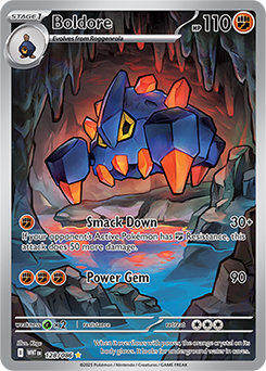 Boldore | White Flare | TCG Card Database