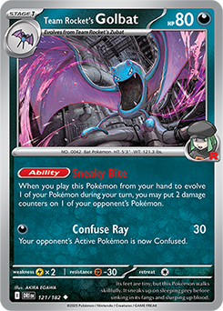 Team Rocket’s Golbat | Destined Rivals | TCG Card Database