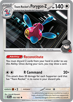 Team Rocket’s Porygon-Z | Destined Rivals | TCG Card Database
