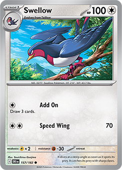 Swellow | Destined Rivals | TCG Card Database