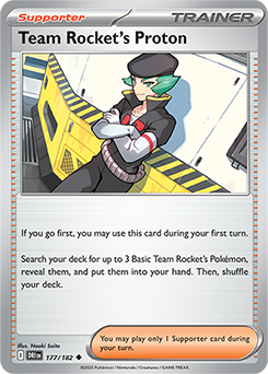 Team Rocket’s Proton | Destined Rivals | TCG Card Database