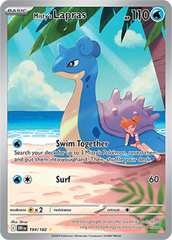 Misty’s Lapras | Destined Rivals | TCG Card Database