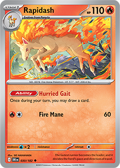 Rapidash | Destined Rivals | TCG Card Database