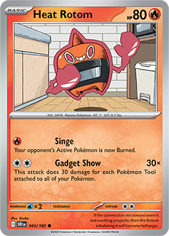 Heat Rotom | Destined Rivals | TCG Card Database