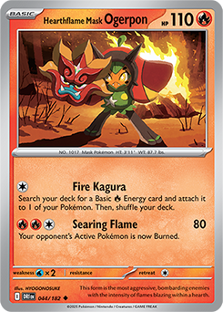 Hearthflame Mask Ogerpon | Destined Rivals | TCG Card Database
