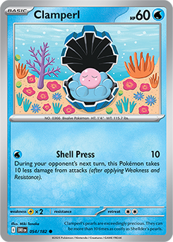 Clamperl | Destined Rivals | TCG Card Database