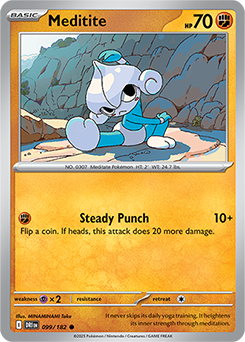 Meditite | Destined Rivals | TCG Card Database