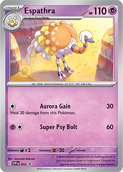 Espathra Pok dex Espathra Pok dex